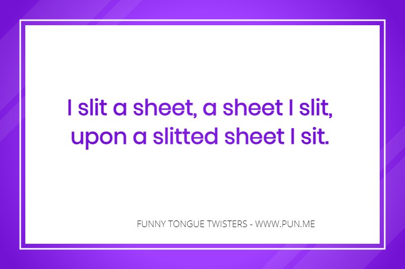 150 Funny Tongue Twisters To Test Your Pronunciation Pun me